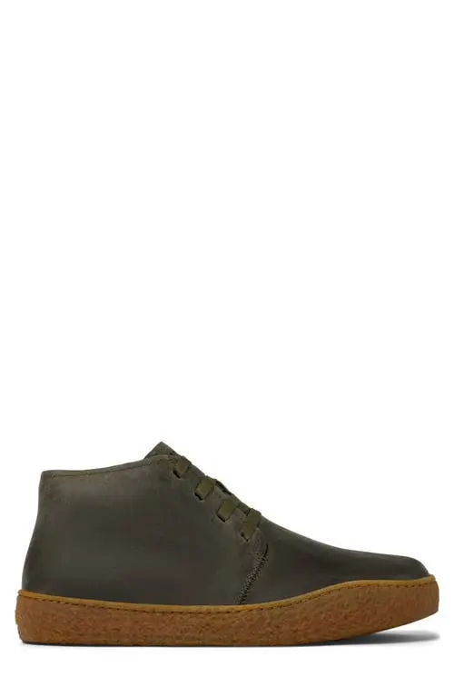 Camper Peu Terreno Leather Desert Boots - Dark Green