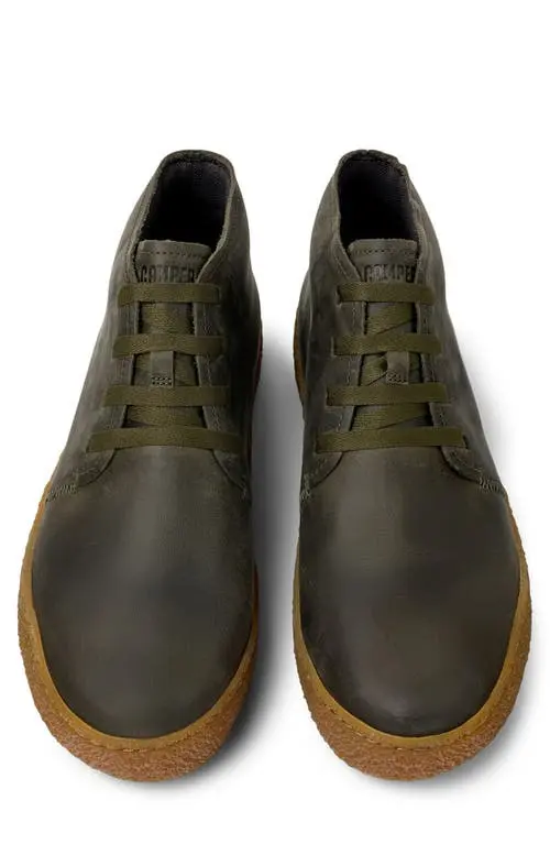 Camper Peu Terreno Leather Desert Boots - Dark Green