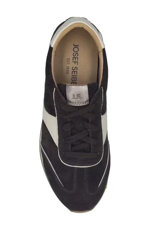 Josef Seibel Leather And Suede Lace-up Sneakers