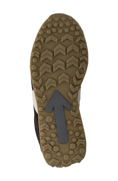Josef Seibel Leather And Suede Lace-up Sneakers