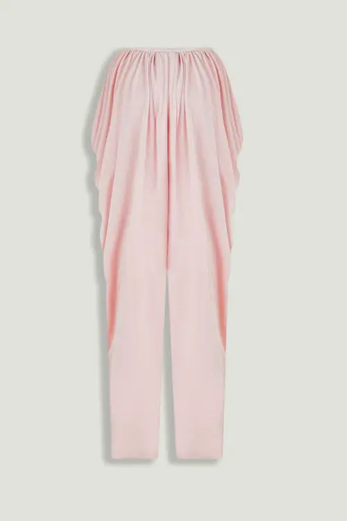 NOCTURNE Draped Elastic Waist Harem Trousers