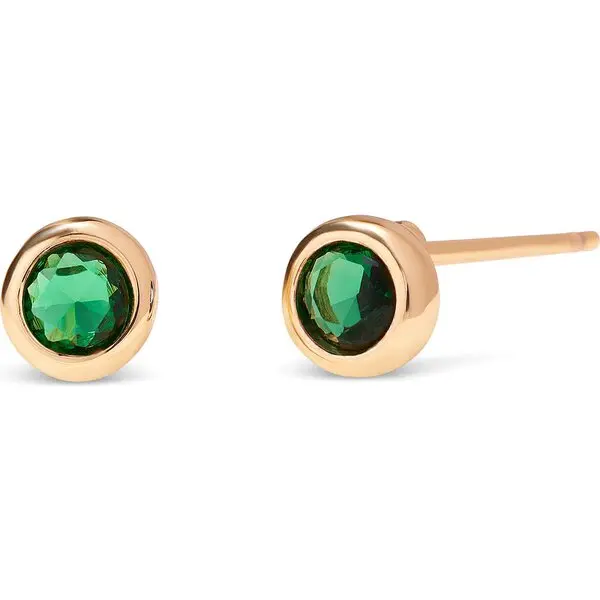 BROOK & YORK Eliza August Birthstone Stud Earrings - Gold