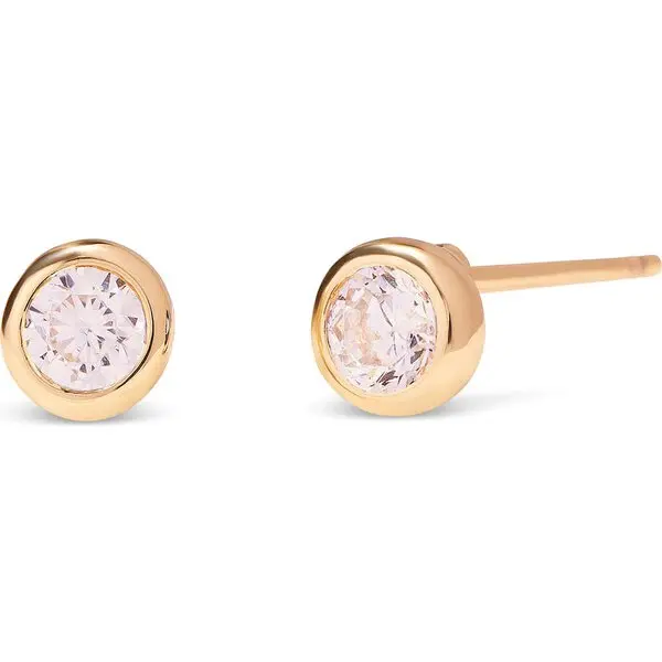 BROOK & YORK Eliza August Birthstone Stud Earrings - Gold/apr