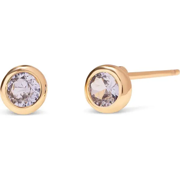 BROOK & YORK Eliza August Birthstone Stud Earrings - Gold/mar