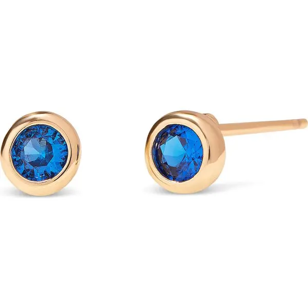BROOK & YORK Eliza August Birthstone Stud Earrings - Gold/sept