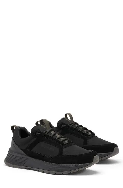 Sorel Outing Se Waterproof Sneaker - Black/black