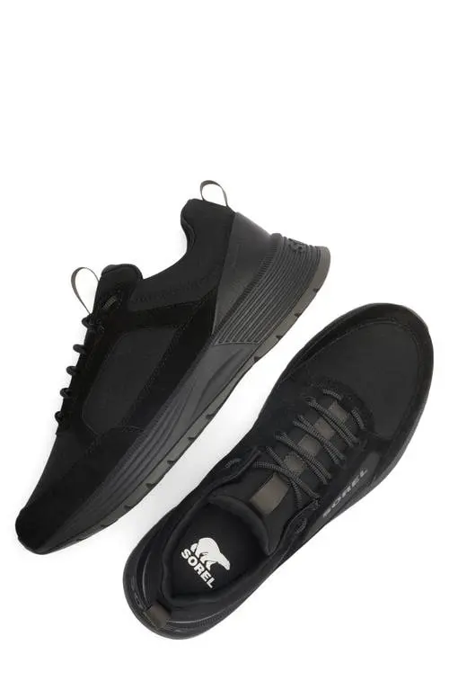 Sorel Outing Se Waterproof Sneaker - Black/black