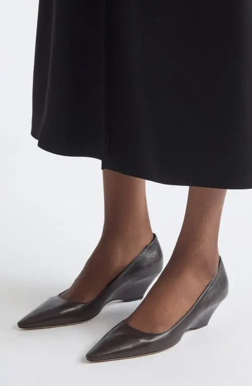 THE ROW Liisa Wedge Pump