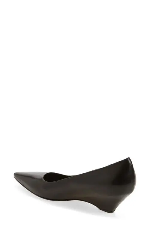 THE ROW Liisa Wedge Pump - Black