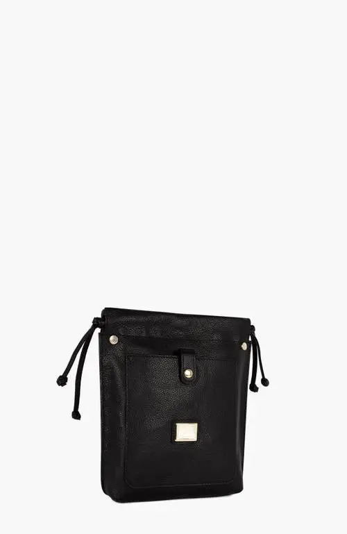 CAVALINHO Muse 563 Pebbled Leather Small Crossbody Bag - Black