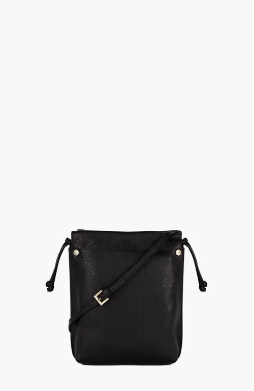 CAVALINHO Muse 563 Pebbled Leather Small Crossbody Bag - Black