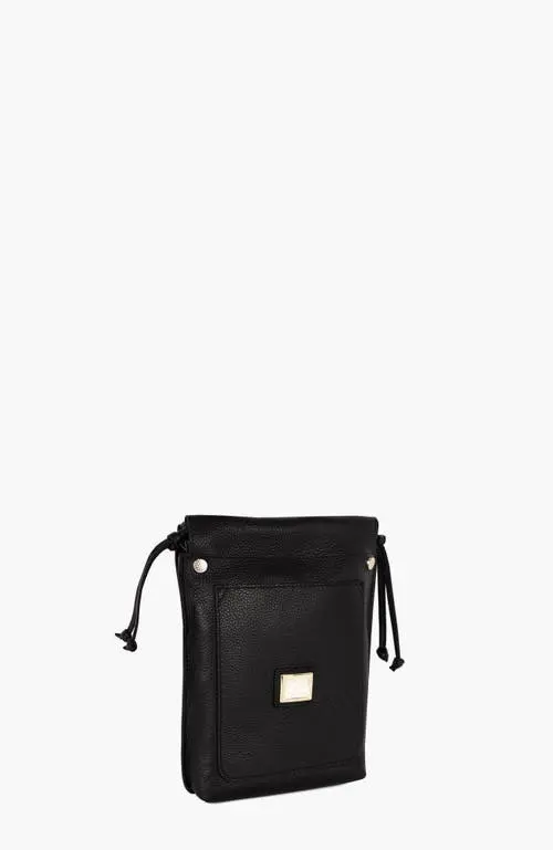 CAVALINHO Muse 561 Pebbled Leather Small Crossbody Bag - Black