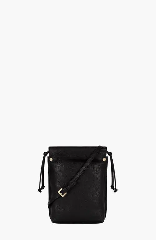 CAVALINHO Muse 561 Pebbled Leather Small Crossbody Bag - Black