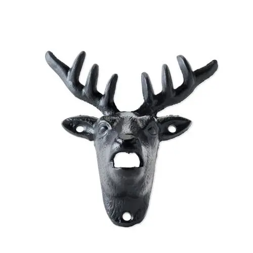 FOSTER & RYE Cast Iron Wall Mounted Deer Bottle Opener
