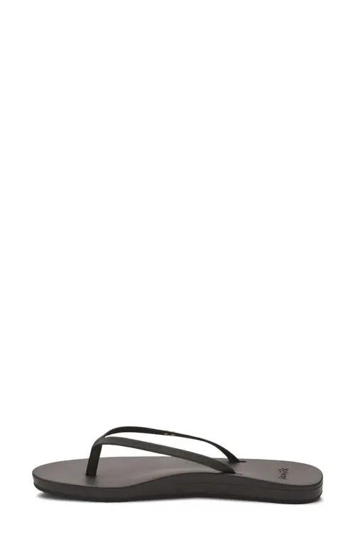 Sanuk Polly Flip Flop - Black