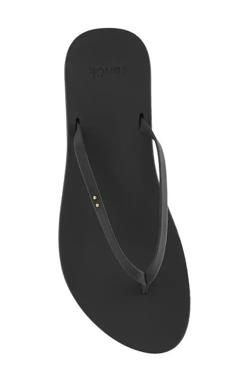 Sanuk Polly Flip Flop - Black