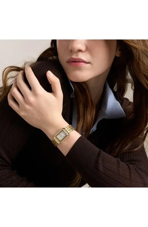 Fossil Raquel Duo Dial Watch With Crystal Bezel