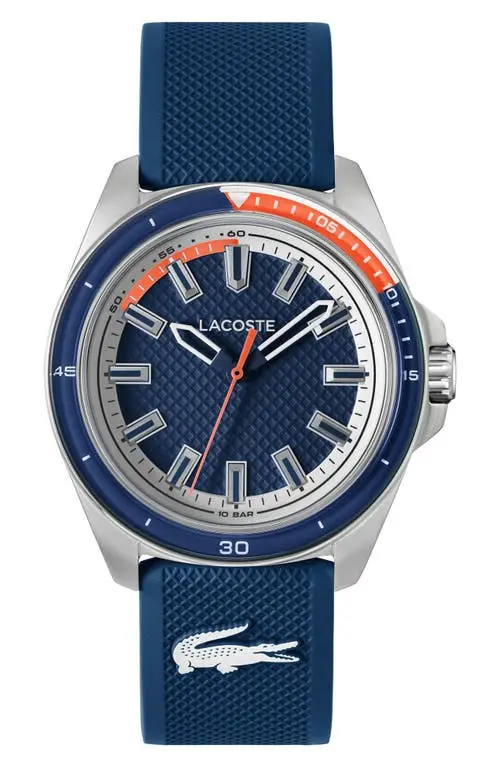 Lacoste Capbreton Silicone Strap Watch - Blue
