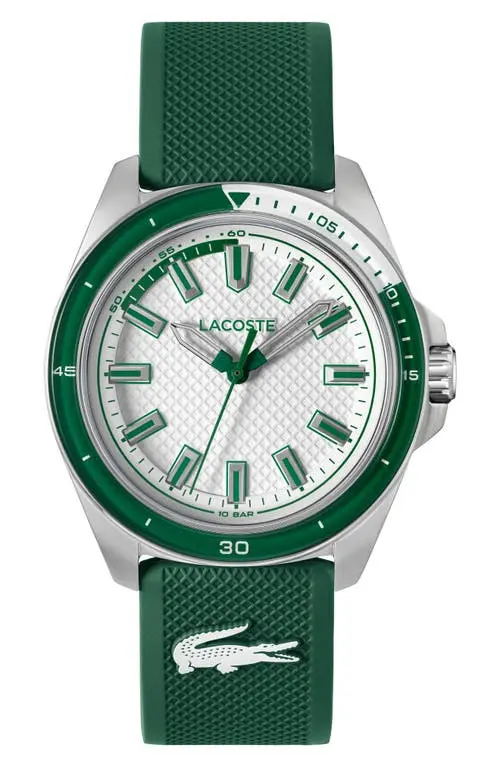 Lacoste Capbreton Silicone Strap Watch - White