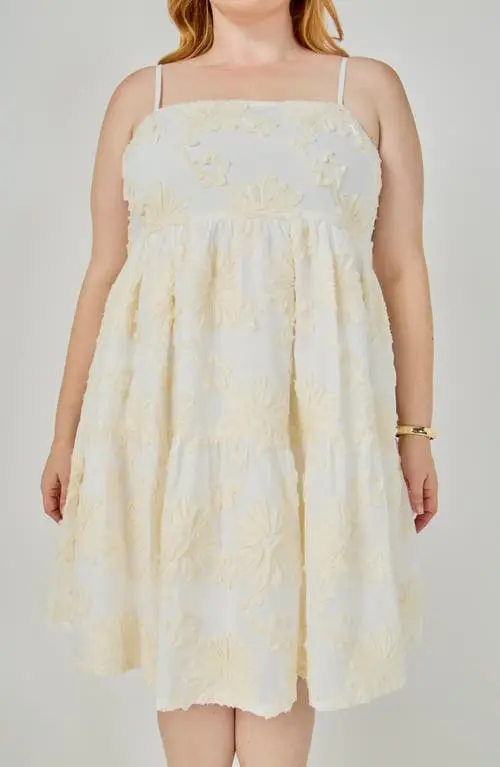 Endless Rose Floral Embroidered Minidress