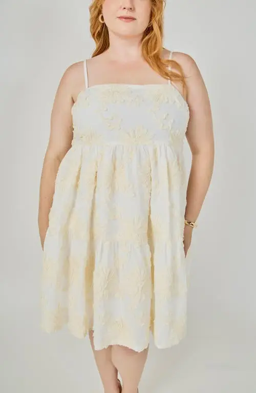 Endless Rose Embroidered Tiered Mini Dress