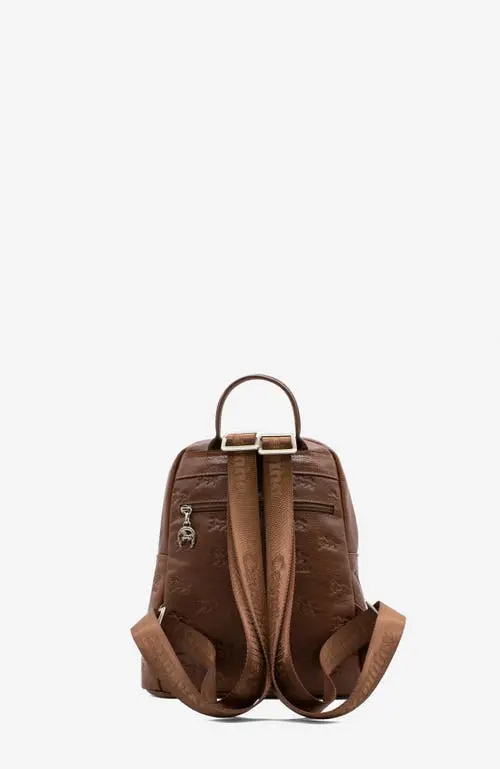 CAVALINHO Embossed Leather Backpack