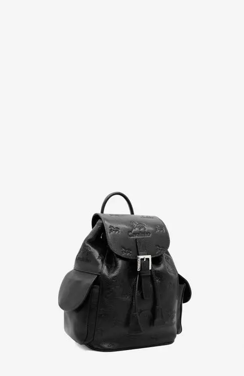 CAVALINHO Cavalo Lusitano Embossed Leather Backpack