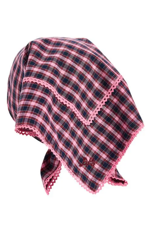 DAMSON MADDER Check Organic Cotton Bandana