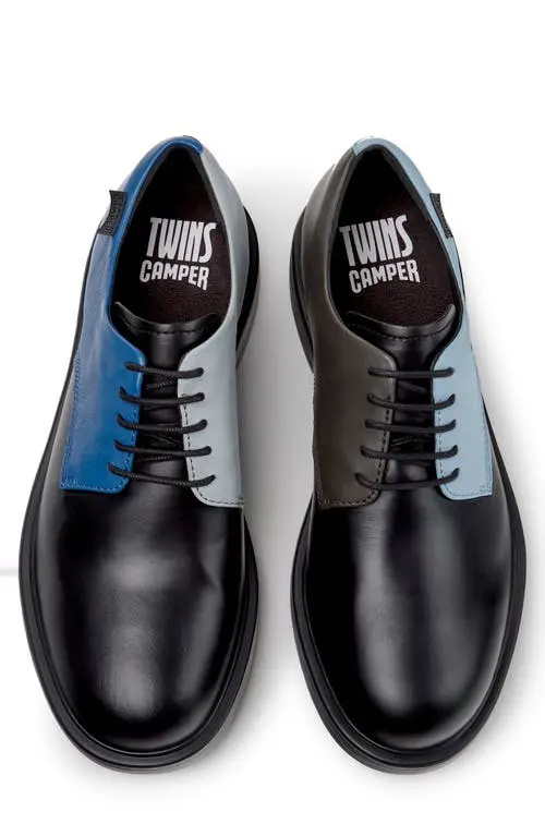 Camper Dean Twins Plain Toe Derby - Medium Blue