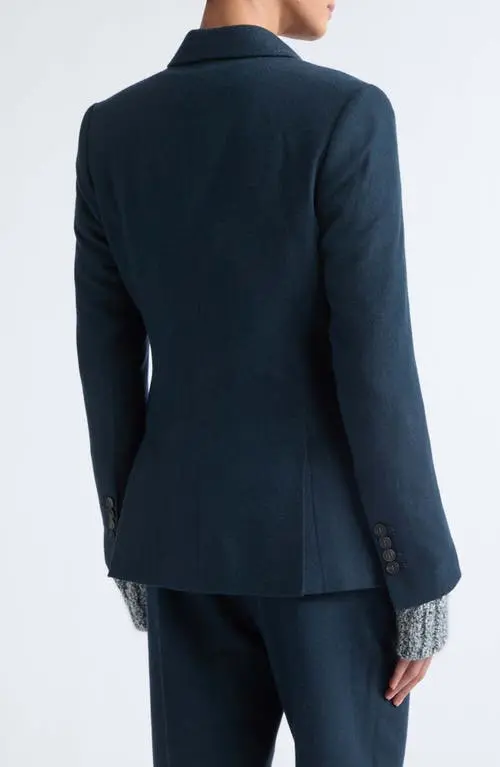 Eleventy Double Breasted Virgin Wool & Cashmere Jacket