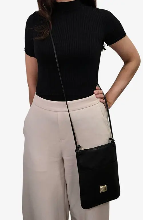 CAVALINHO Muse 564 Pebbled Leather Small Crossbody Bag - Black