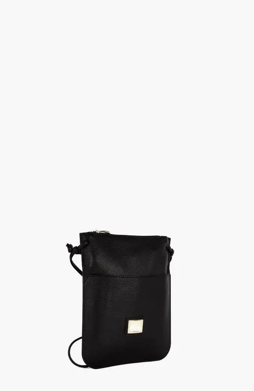 CAVALINHO Muse 564 Pebbled Leather Small Crossbody Bag - Black