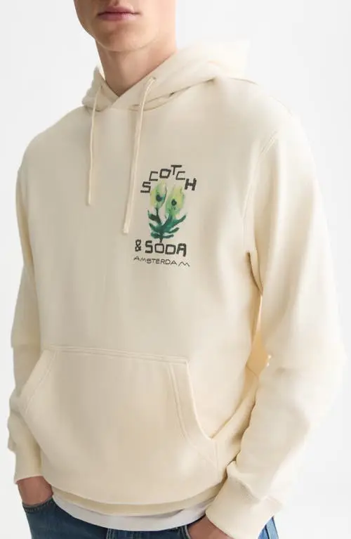 Scotch & Soda Graphic Cotton Hoodie