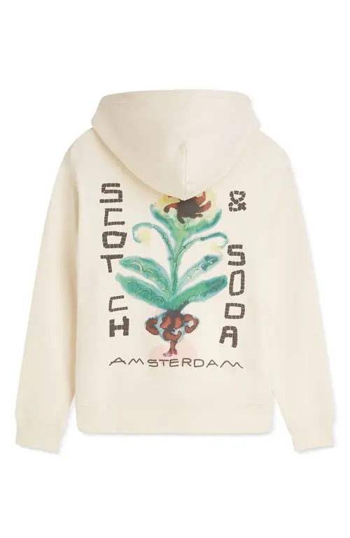 Scotch & Soda Graphic Cotton Hoodie