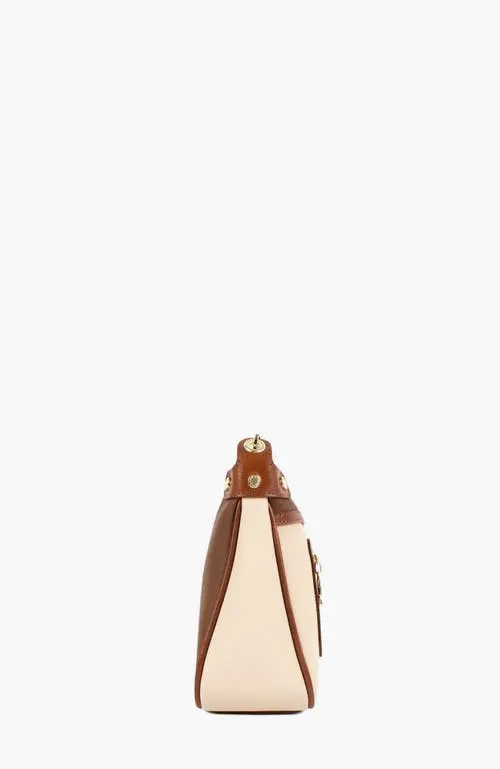 Cavalinho Horse Crossbody Shoulder Bag - Camel Brown/beige