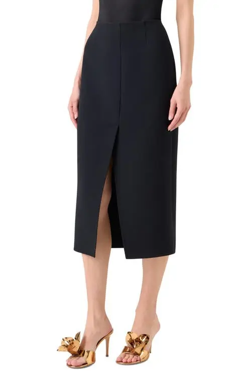 Akris Wool Double Face Pencil Skirt