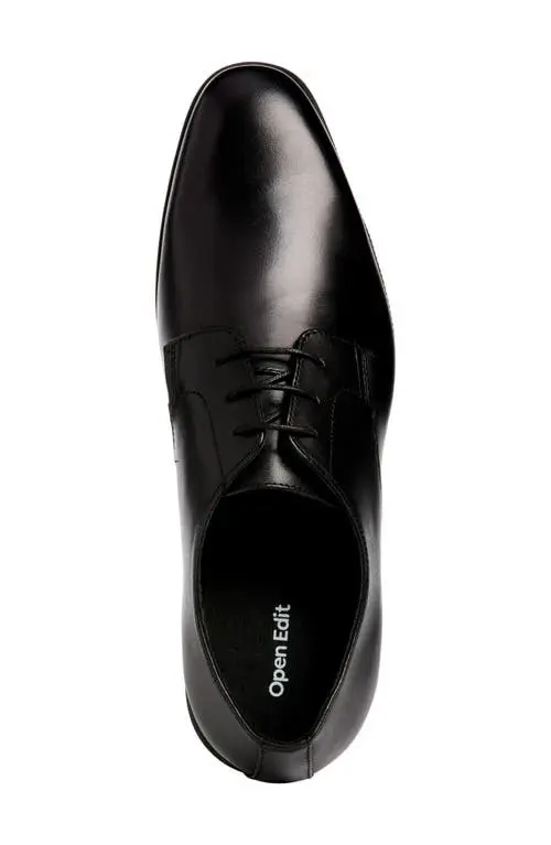 OPEN EDIT Plain Toe Derby - Black