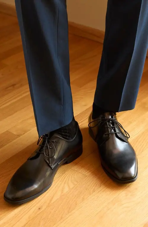 OPEN EDIT Plain Toe Derby - Black