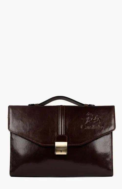 Cavalinho Gentleman Leather Briefcase - Brown