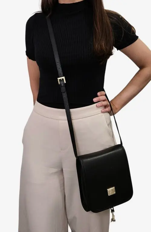 CAVALINHO Muse 560 Pebbled Leather Small Crossbody Bag - Black