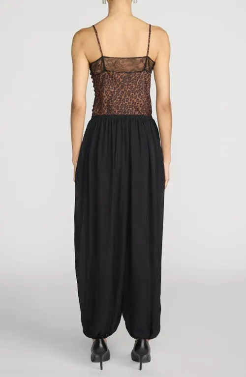 FRAME The Lace Inset Silk Camisole