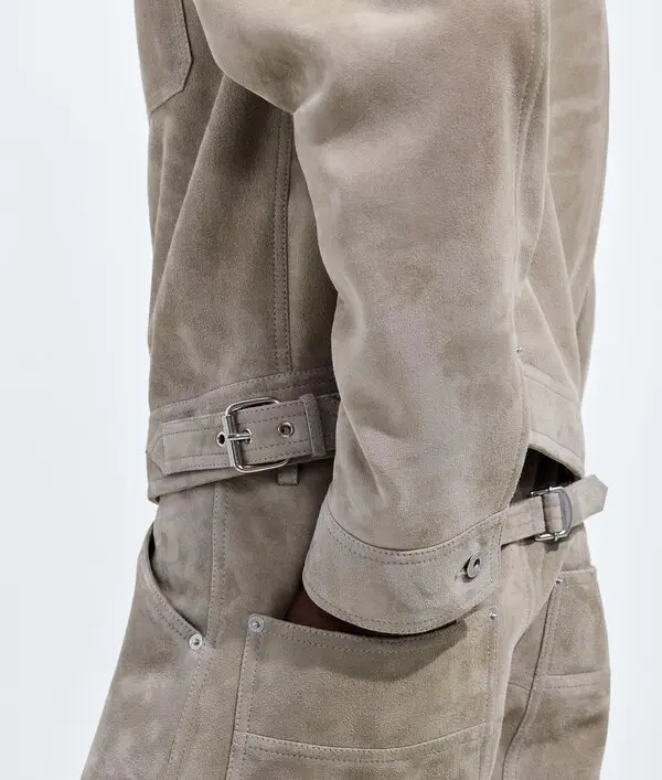 Bottega Veneta Suede Leather Jacket
