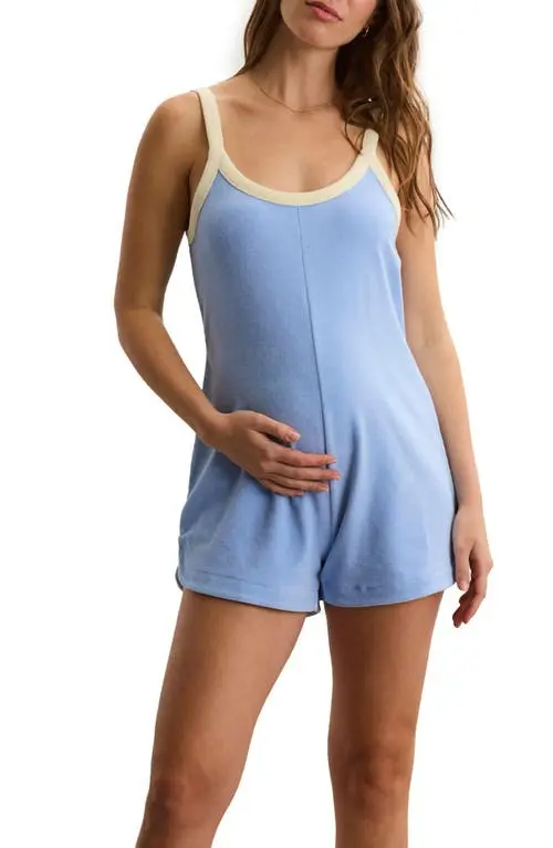 Hatch Collection The Izzy Romper - Periwinkle