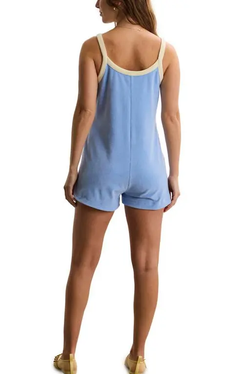 Hatch Collection The Izzy Romper - Periwinkle