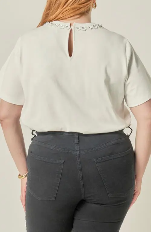 English Factory Bow Bead Detail Top