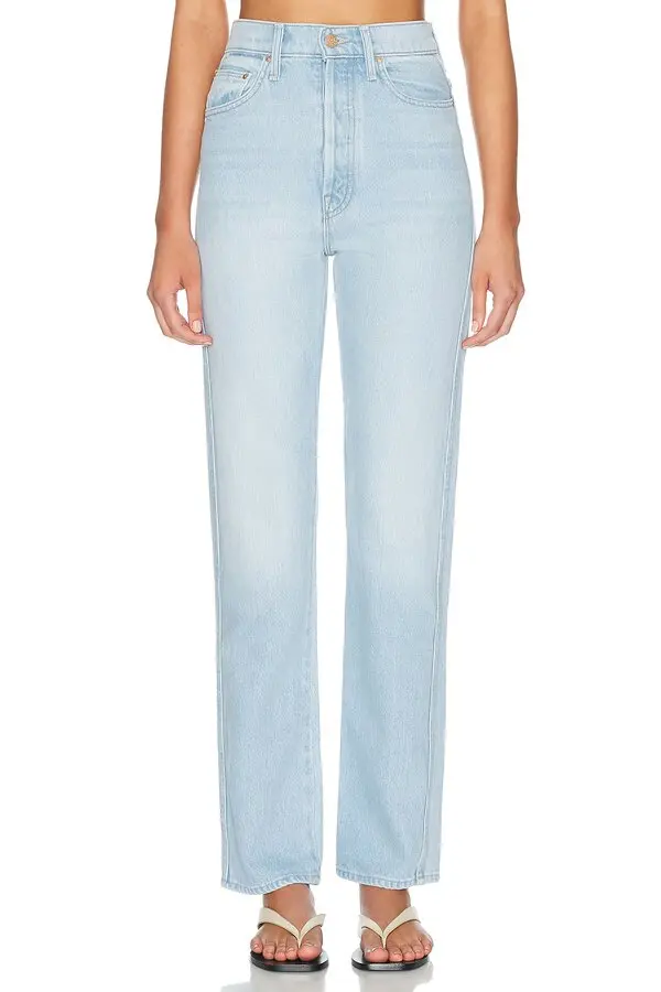 MOTHER The Tippy Top Utensil Sneak Jeans - Dots