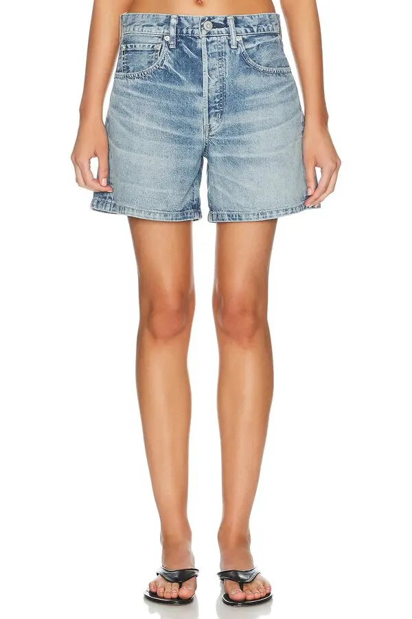 Moussy Vintage Harrisburg Short Long - Light Blue