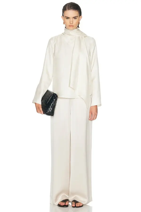 Loulou De Saison Gala Foulard Blouse - Ivory