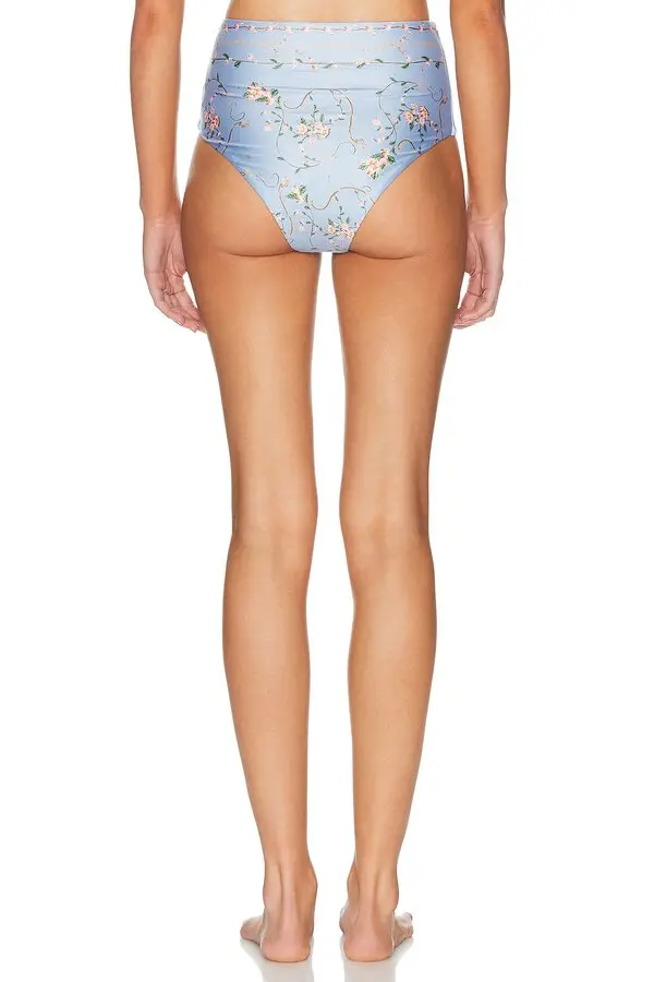 Agua Bendita Magenta Bikini Bottom In Blue