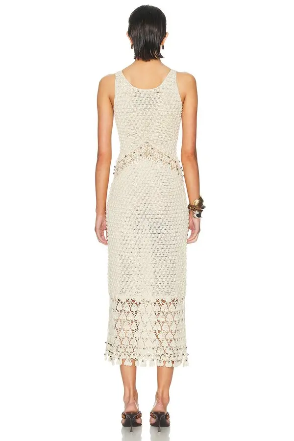 Rabanne Sleeveless Crochet Dress